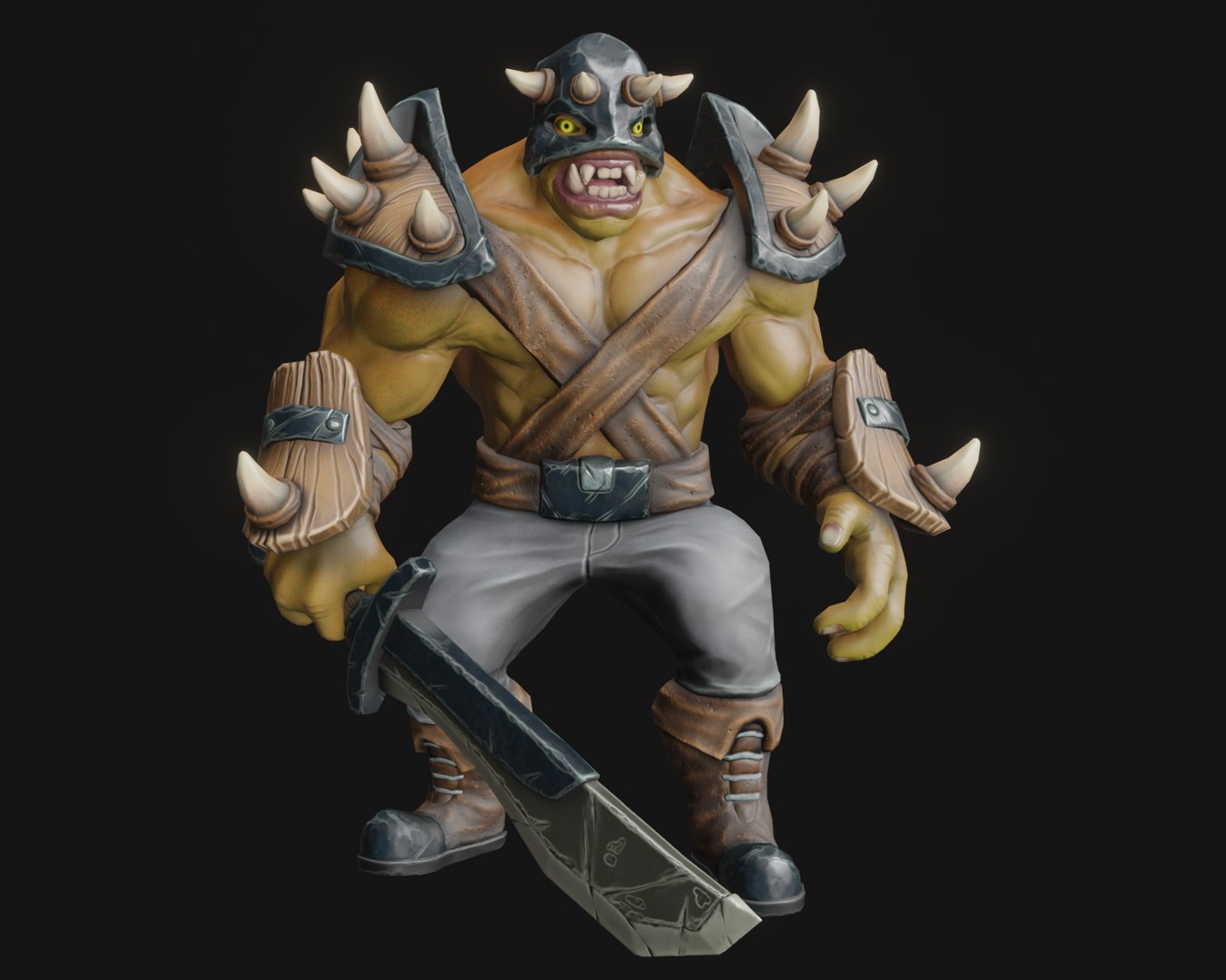 3D модель Orc Warrior - TurboSquid 2092300