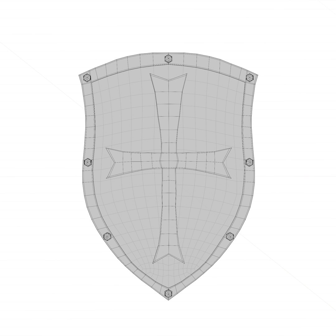 3D Medieval Shield Model - TurboSquid 2337201