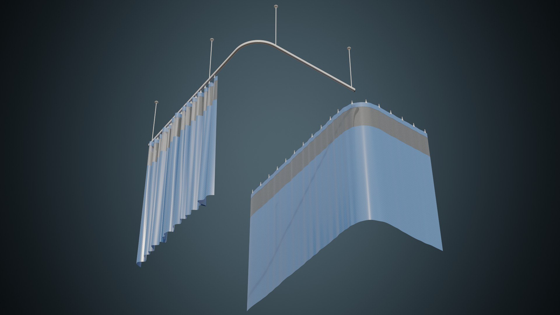 Medical Curtain 1 Basic 3D - TurboSquid 2147932