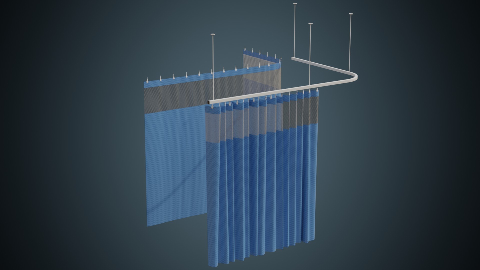 Medical Curtain 1 Basic 3D - TurboSquid 2147932