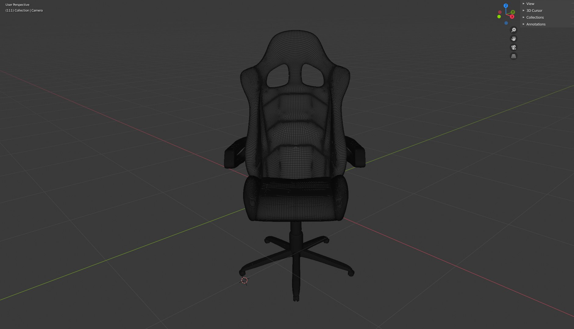 Gaming Chair 3D Model - TurboSquid 1549225