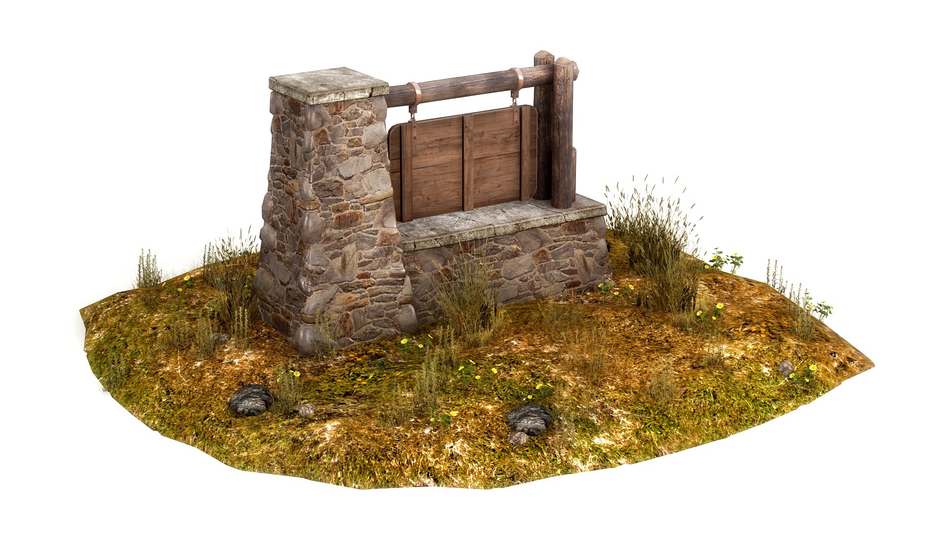 National Park Sign 3D - TurboSquid 1683784