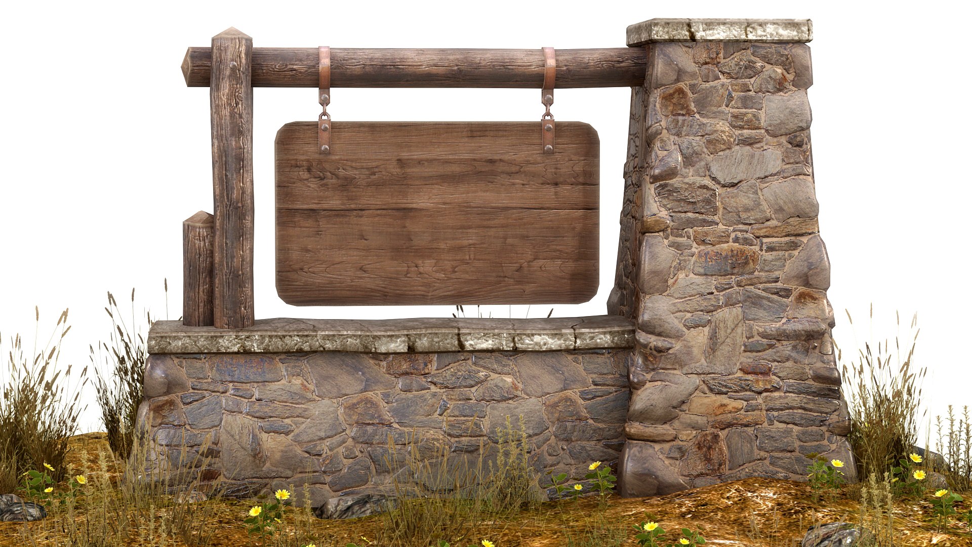 National Park Sign 3D - TurboSquid 1683784