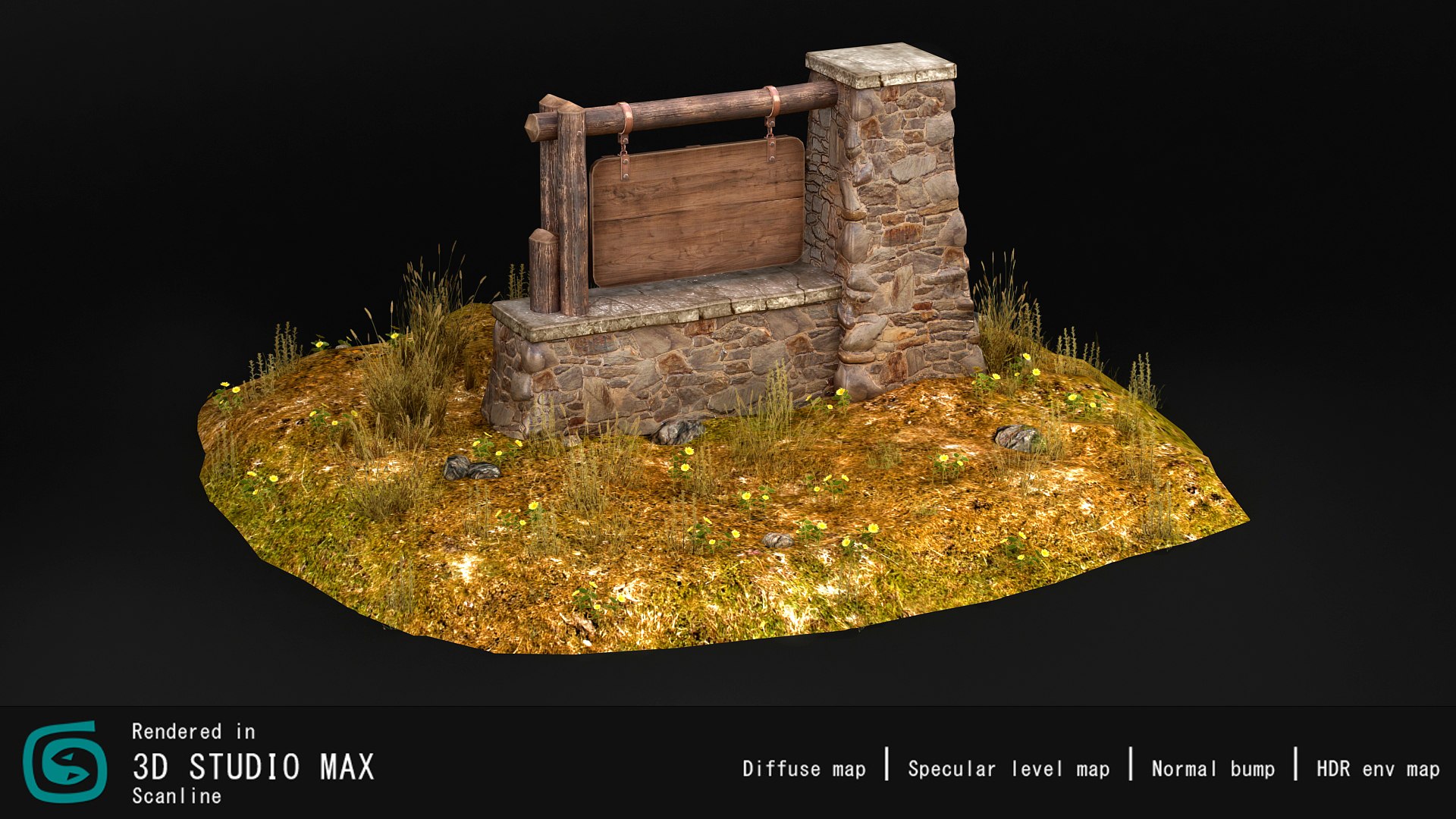 National Park Sign 3D - TurboSquid 1683784