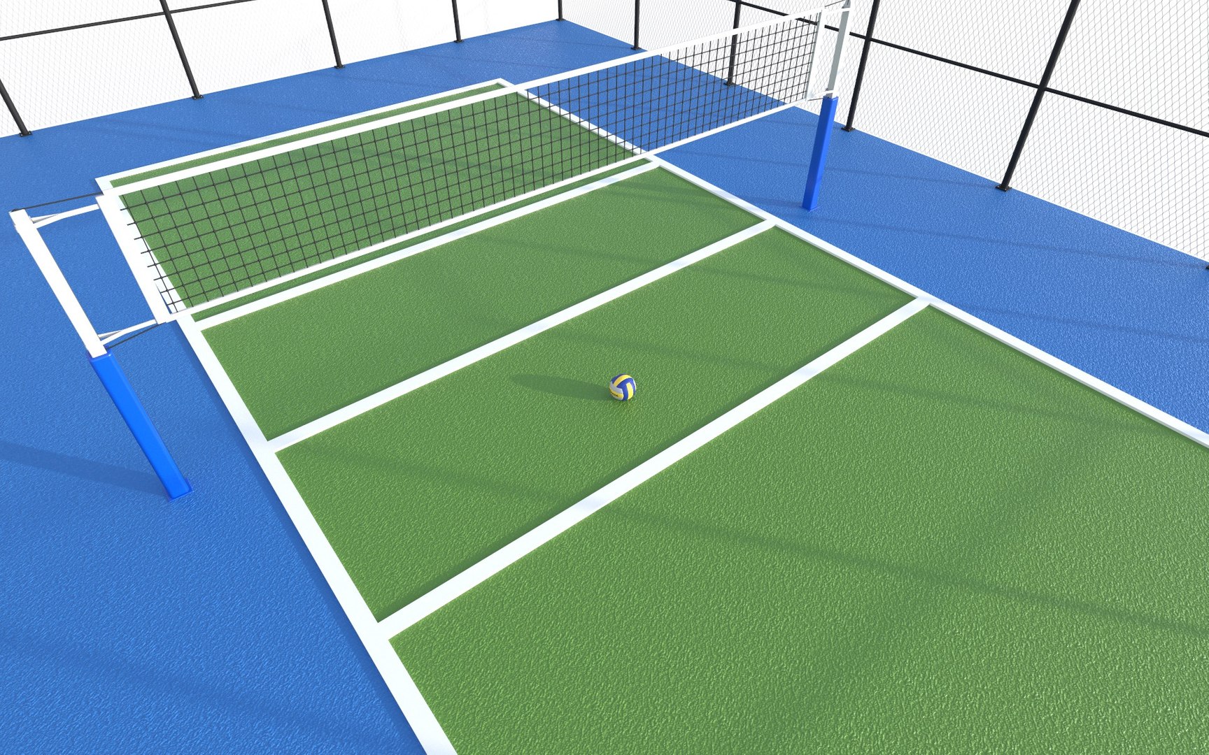 3D Volleyball Court model - TurboSquid 2124788