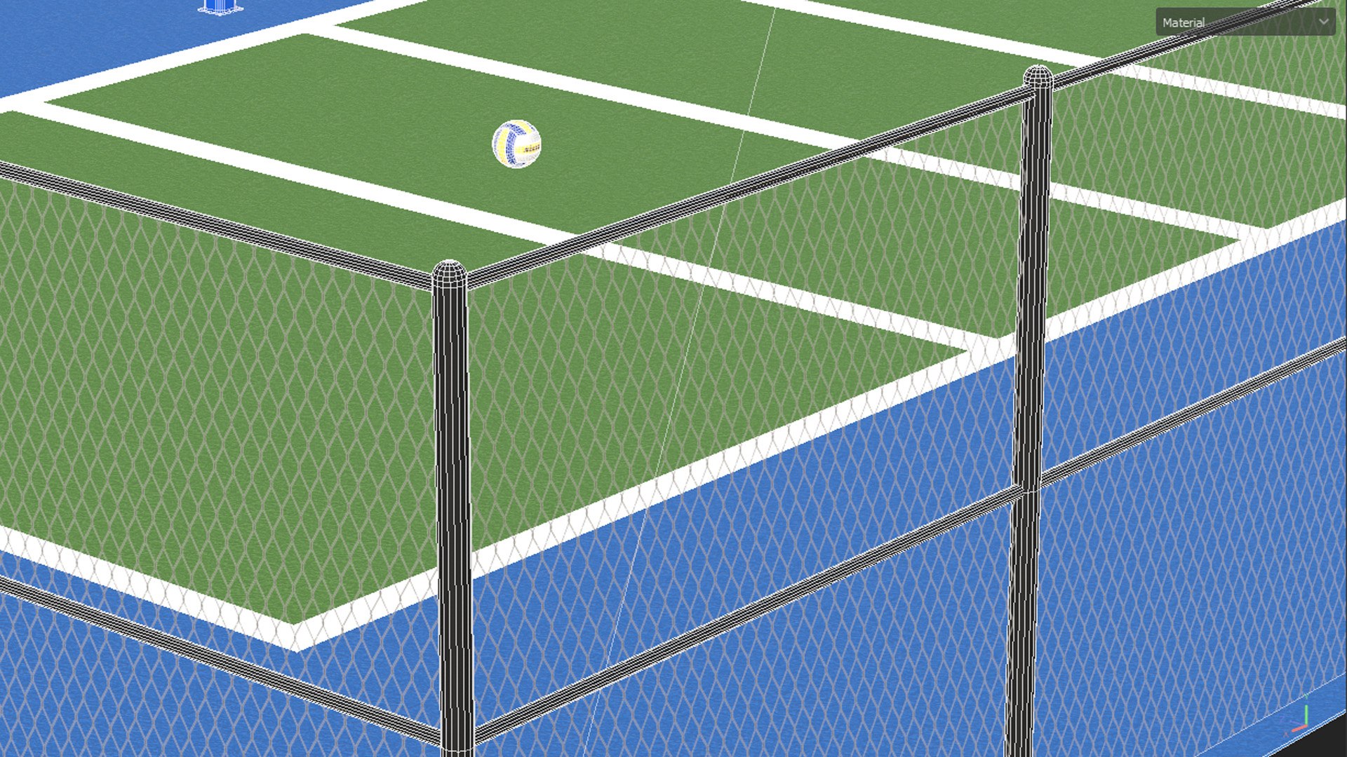 3D Volleyball Court model - TurboSquid 2124788