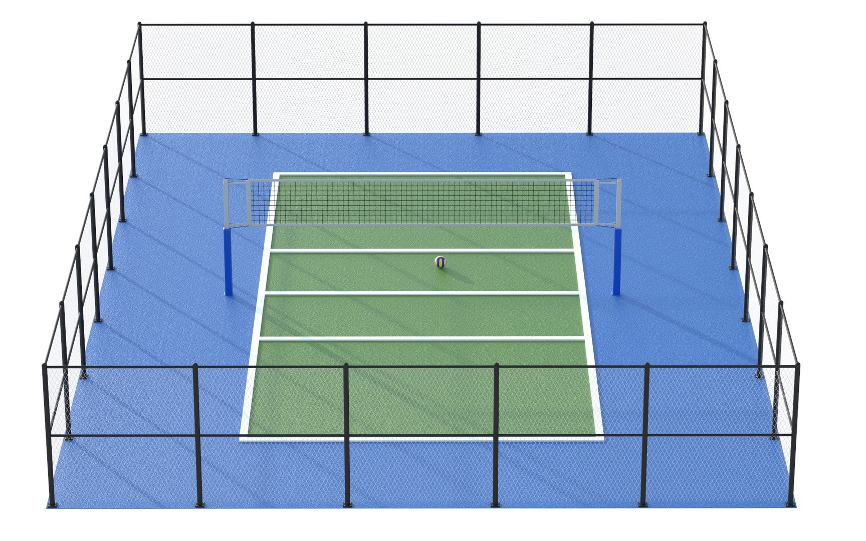 3D Volleyball Court model - TurboSquid 2124788