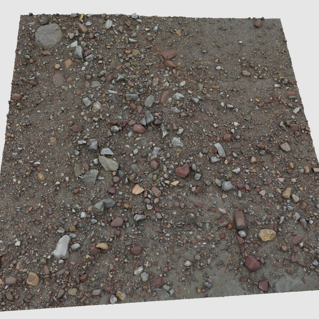 3D Model Scan Pebbles Ground Floor - TurboSquid 1543835