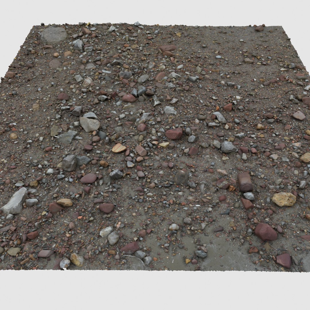 3D Model Scan Pebbles Ground Floor - TurboSquid 1543835