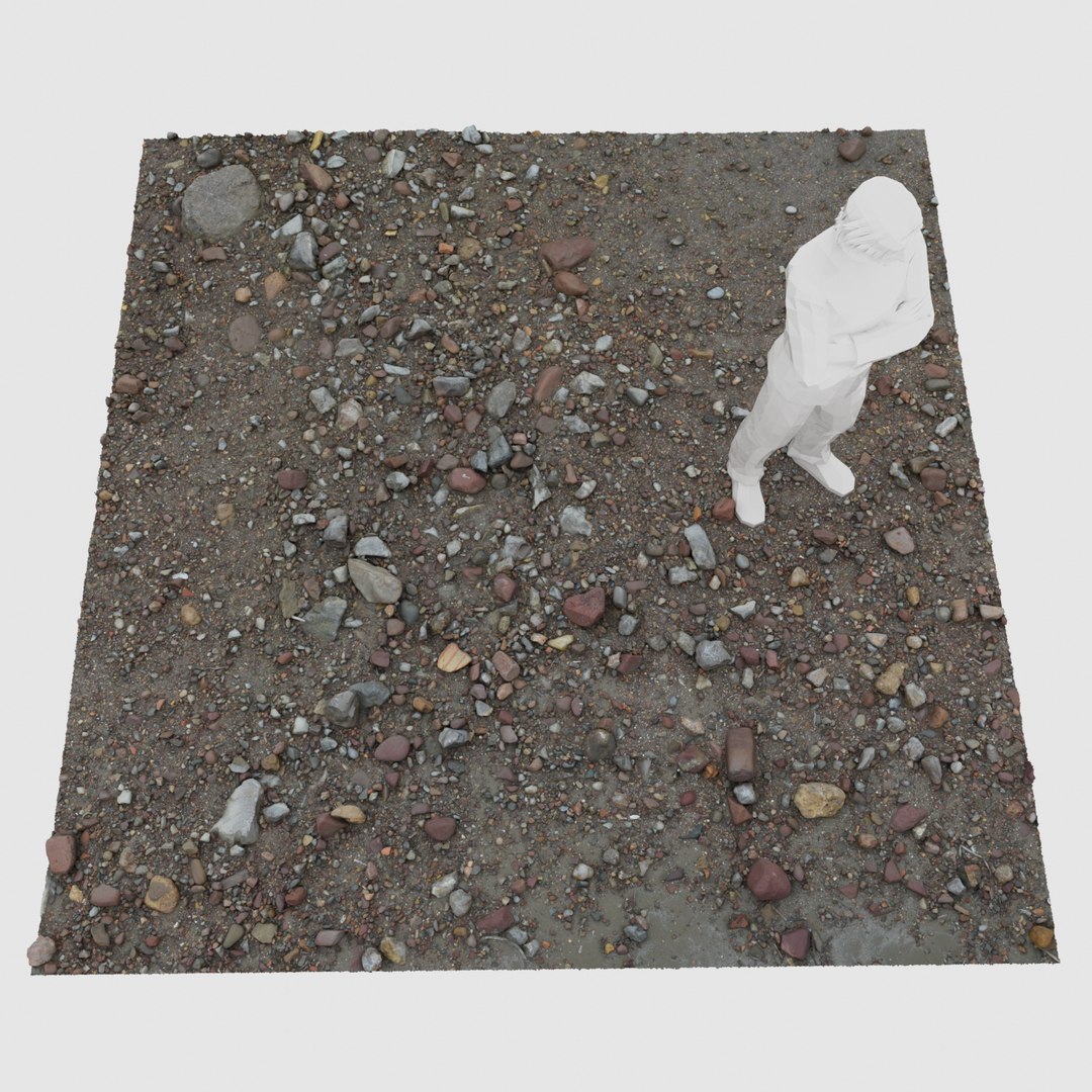 3D Model Scan Pebbles Ground Floor - TurboSquid 1543835