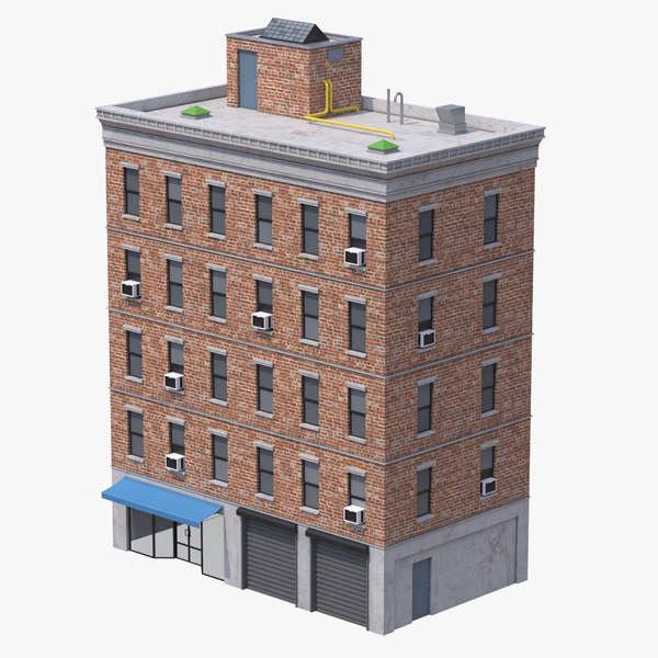 modelo 3d Edificio de apartamentos 3 - TurboSquid 2417688