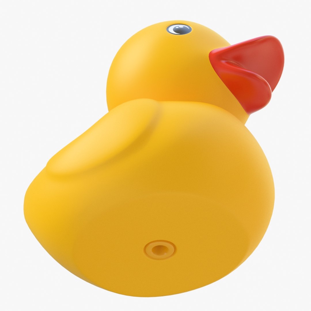 3d model rubber duck