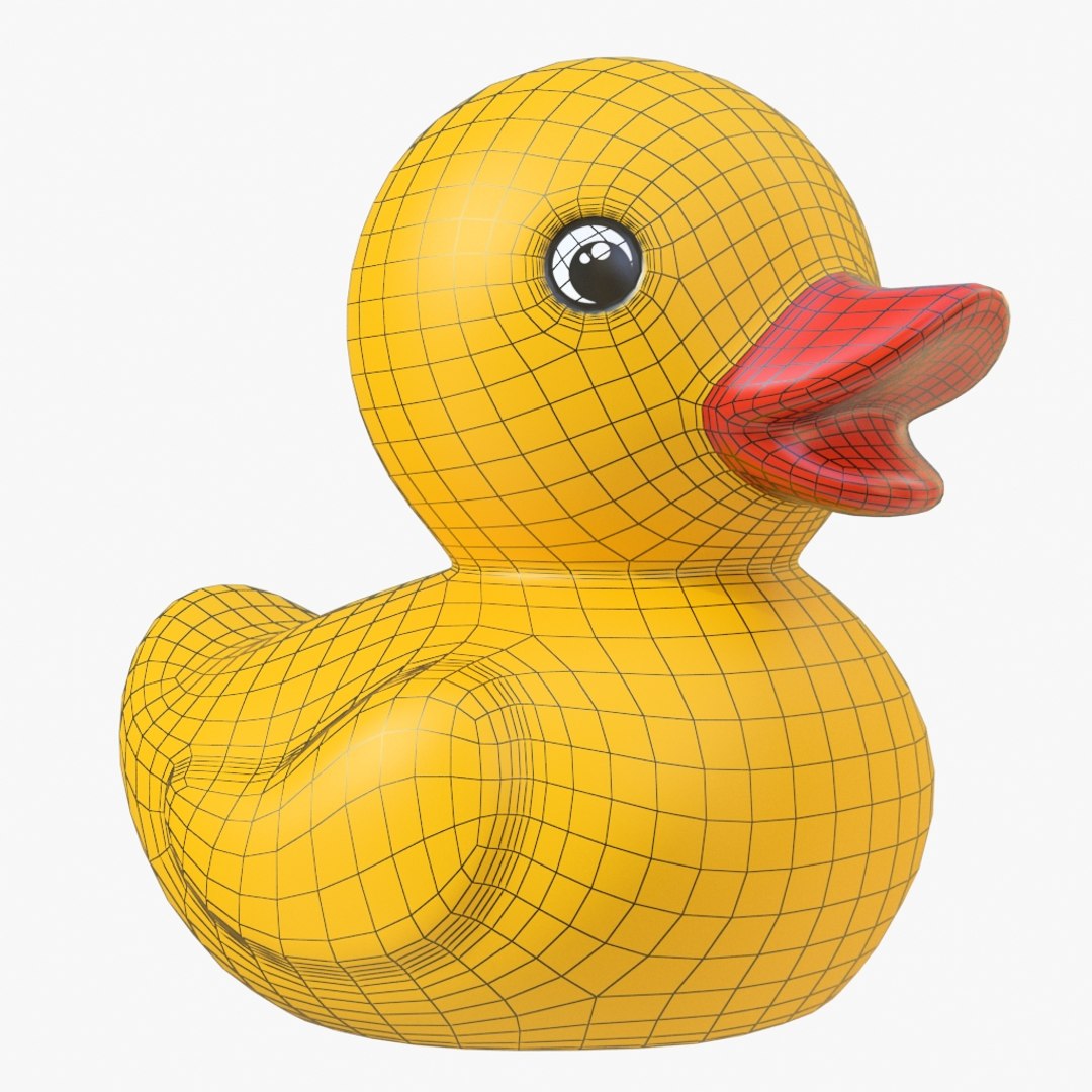 3d model rubber duck