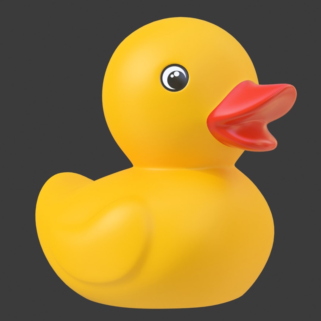 3d model rubber duck