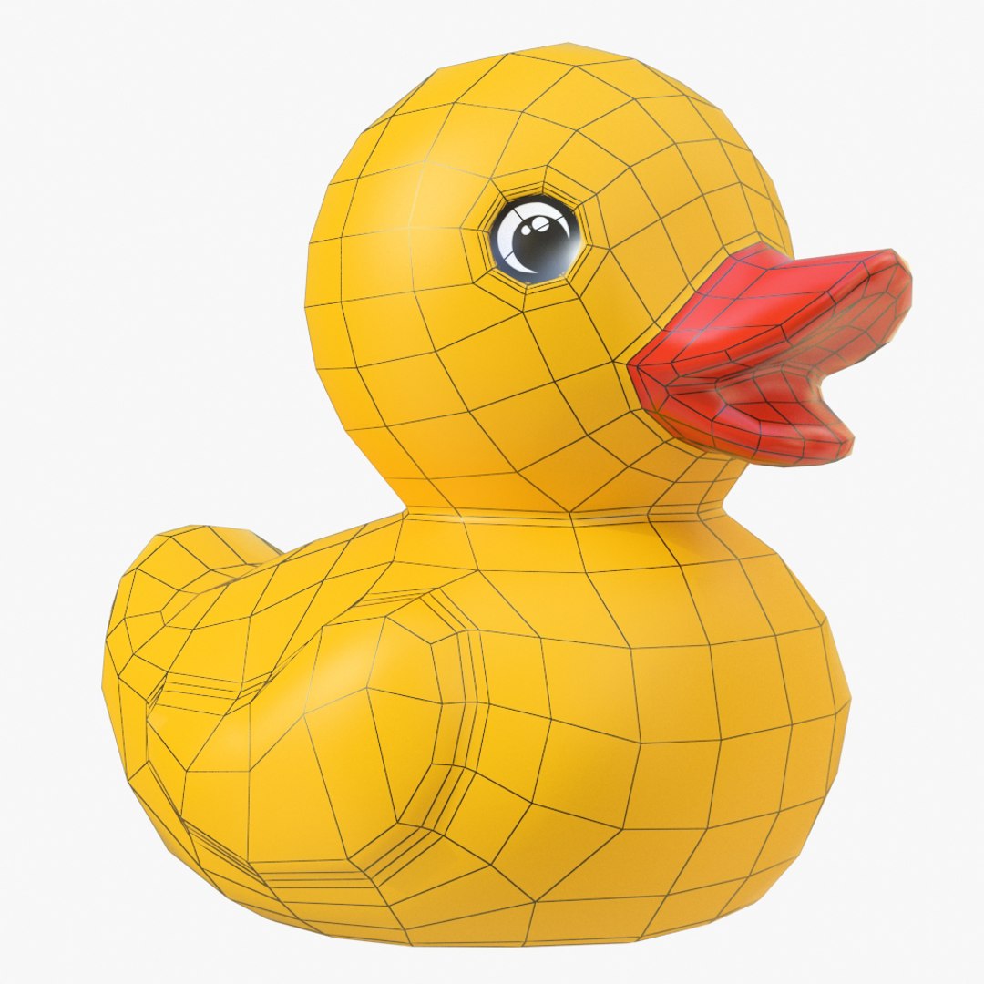 3d model rubber duck
