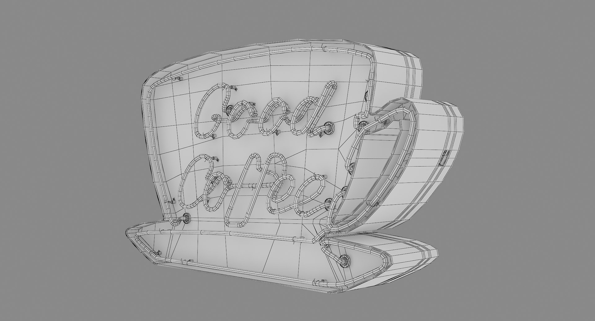 3D Diner Neon Sign Lighting - TurboSquid 1252495