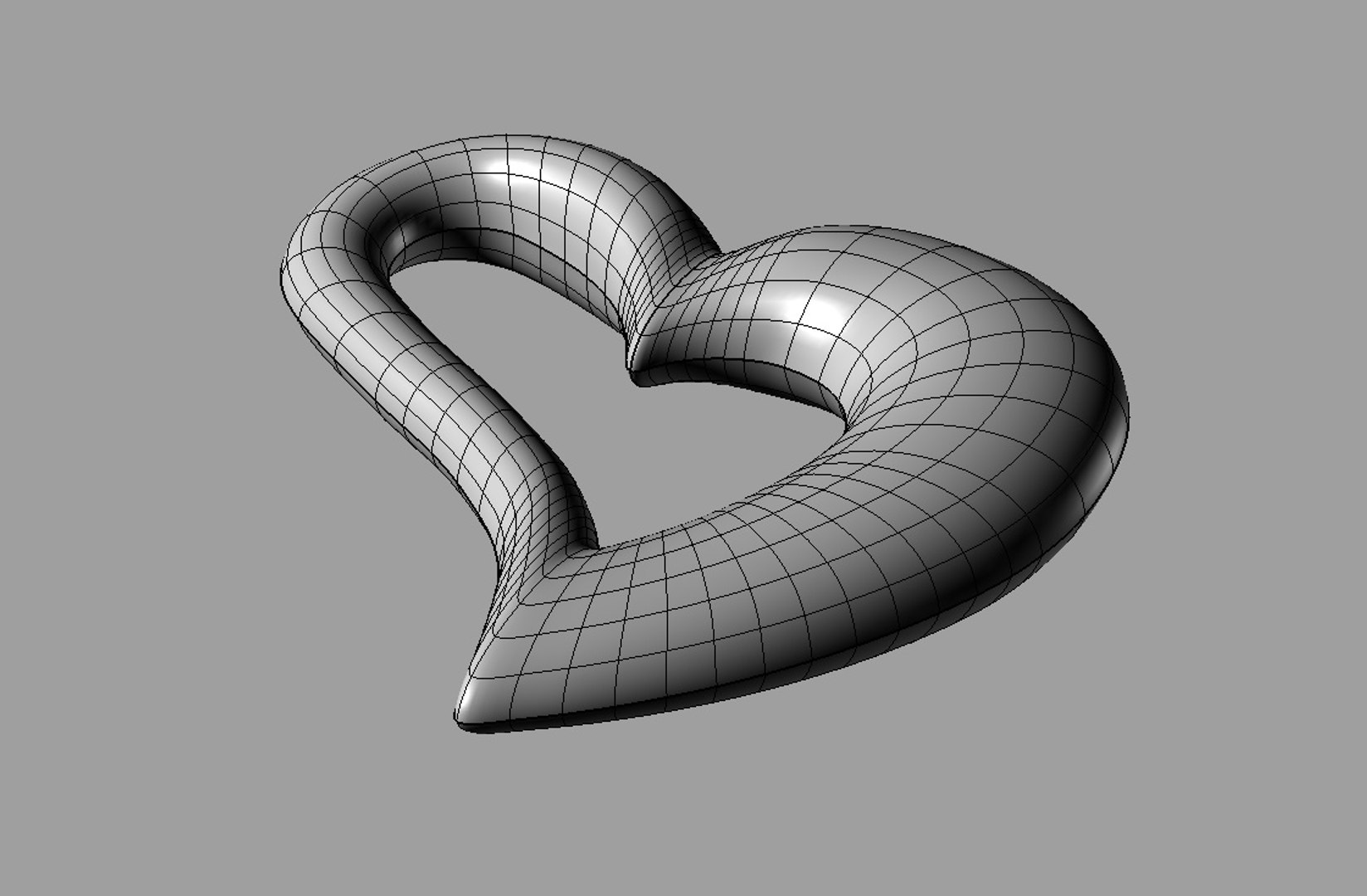 3d model heart s shape