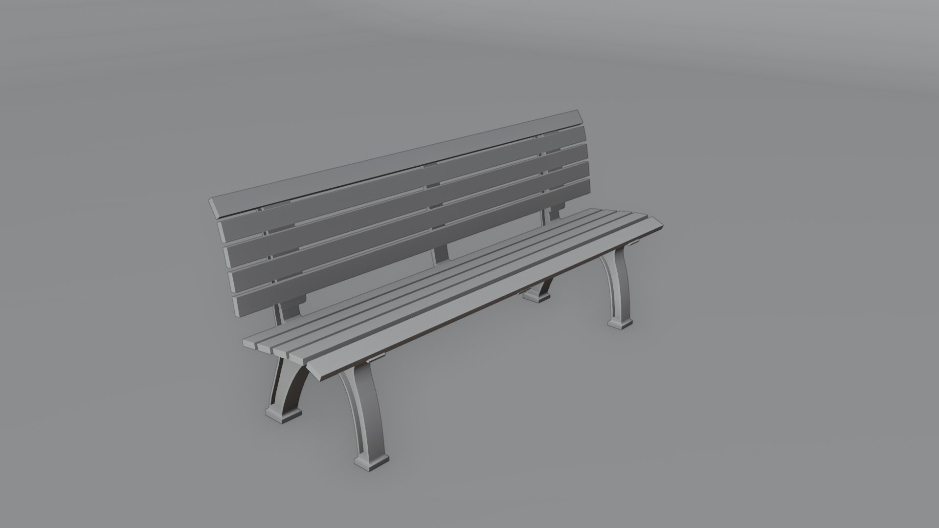 Sports Bench 3D Model - TurboSquid 2255196
