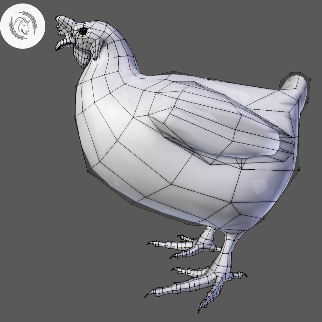 Hen 3D Model - TurboSquid 1231724