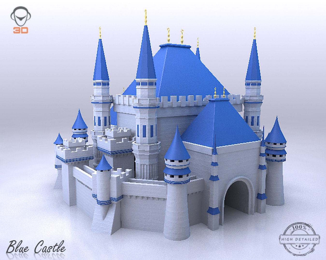 Blue Castle 3d 3ds
