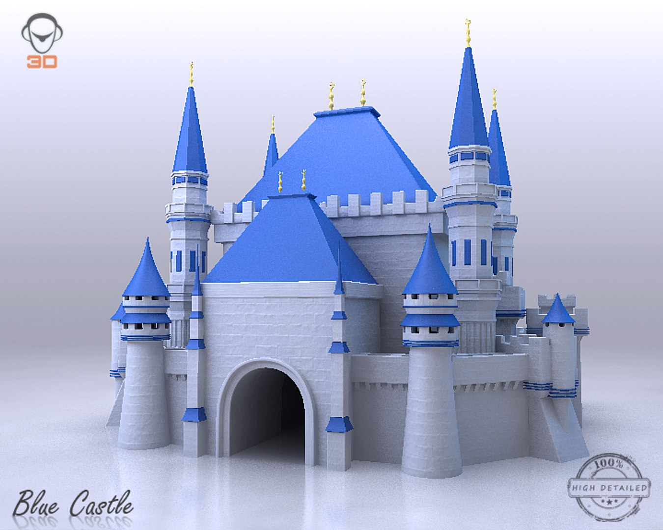 Blue Castle 3d 3ds