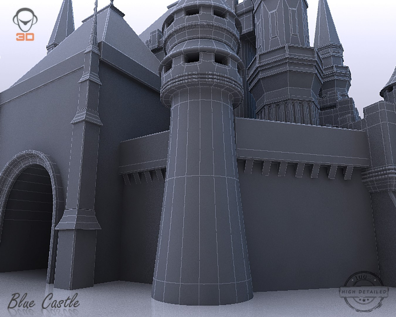Blue Castle 3d 3ds