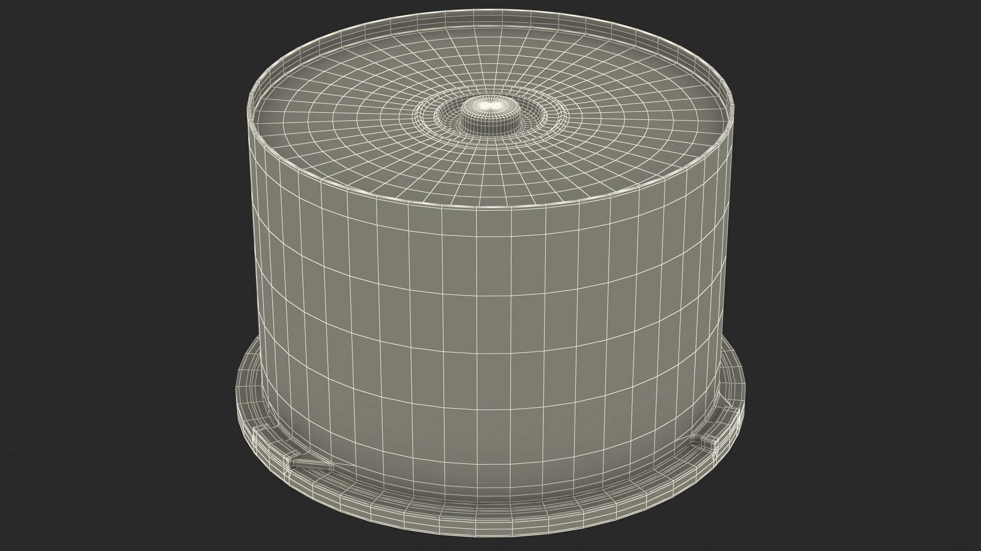 3D Model Plastic Spindle Cake Box With 50 Discs - TurboSquid 1807018