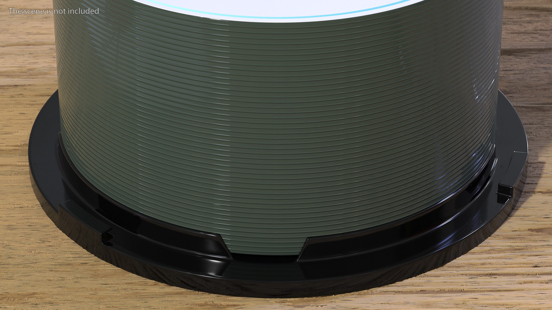 3D Model Plastic Spindle Cake Box With 50 Discs - TurboSquid 1807018