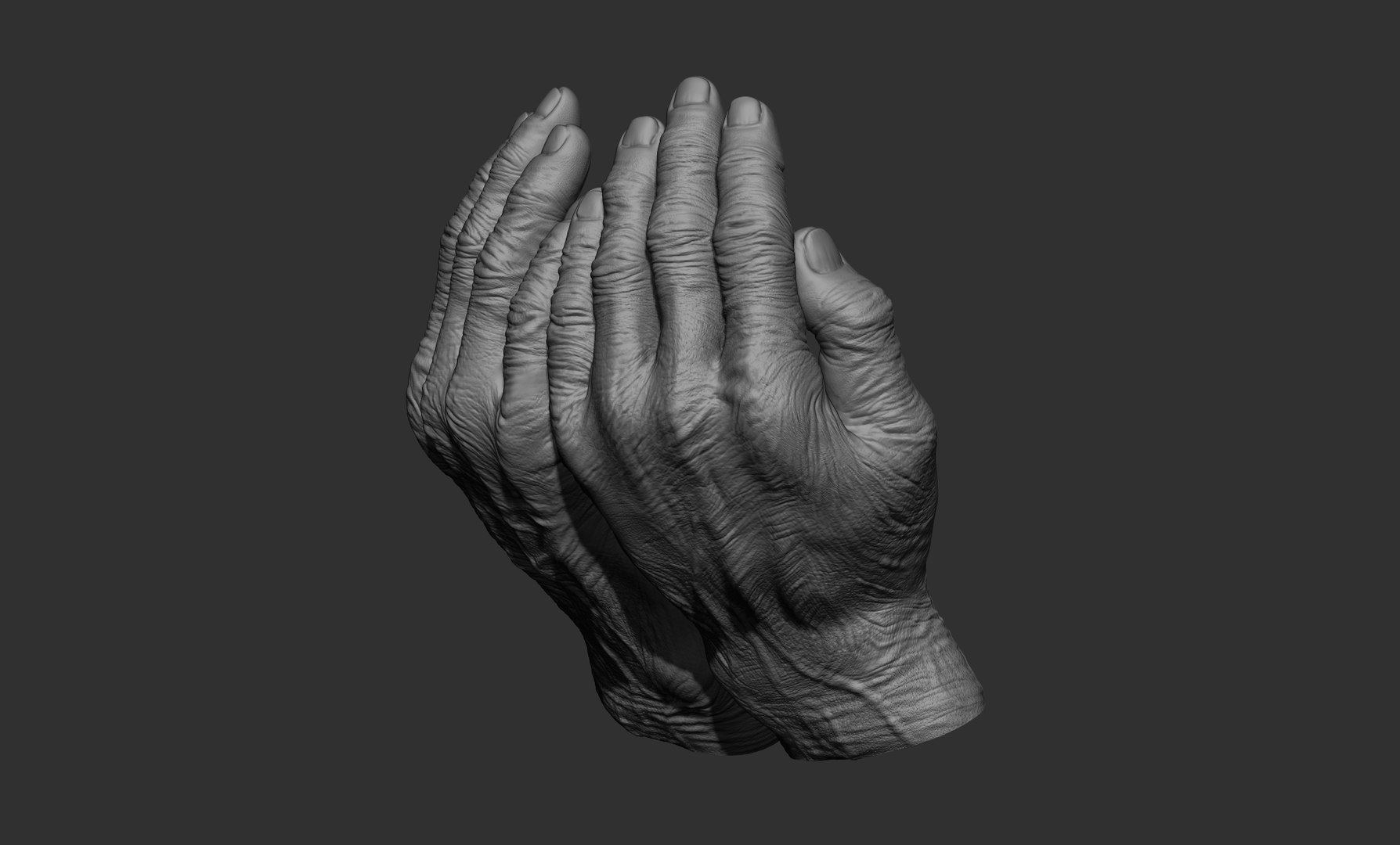 Old man hand poses 3D model - TurboSquid 1988069
