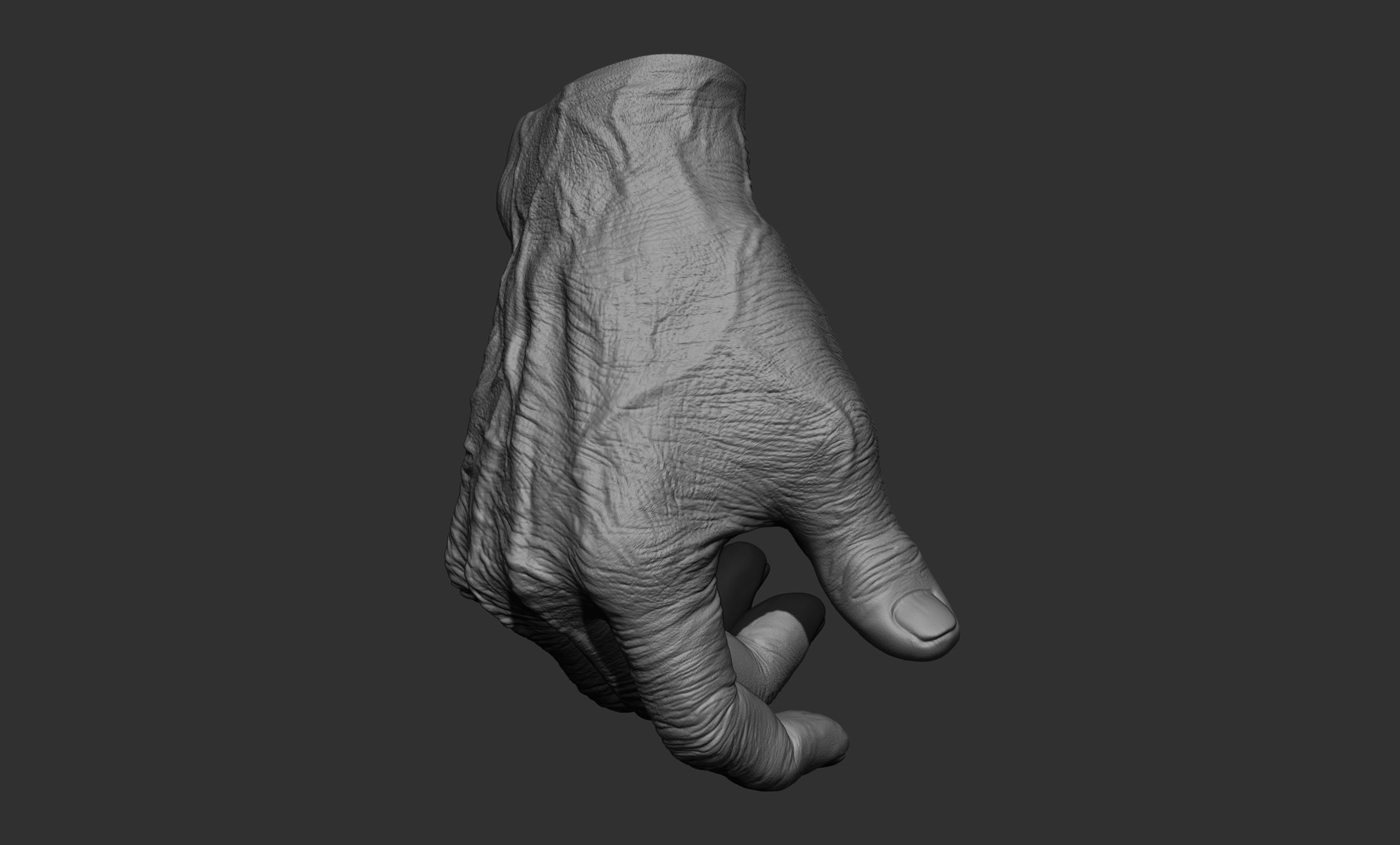 Old man hand poses 3D model - TurboSquid 1988069