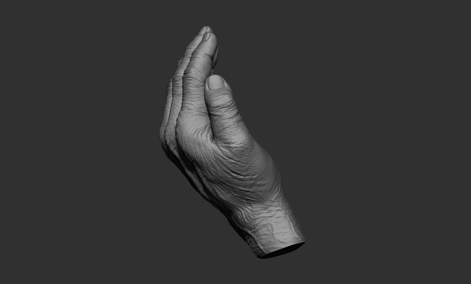 Old man hand poses 3D model - TurboSquid 1988069