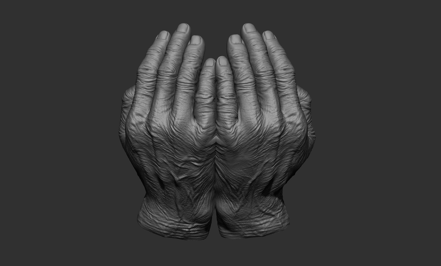 Old man hand poses 3D model - TurboSquid 1988069