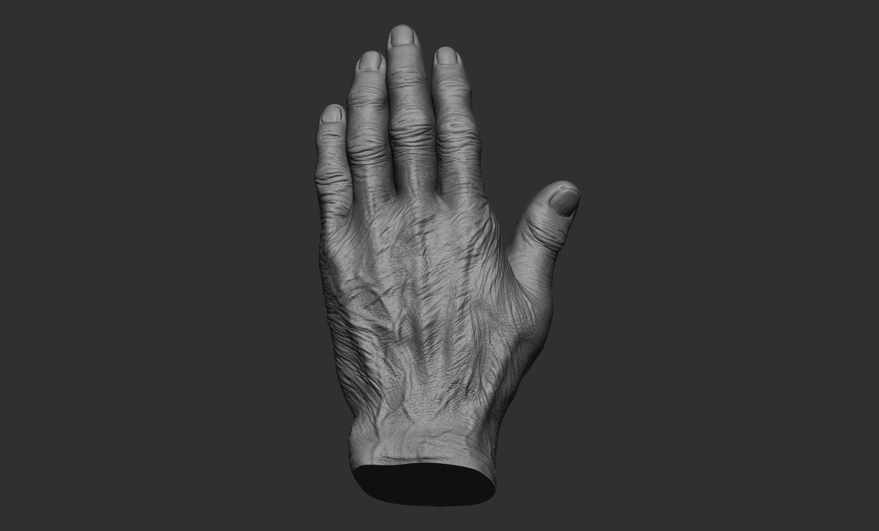 Old man hand poses 3D model - TurboSquid 1988069