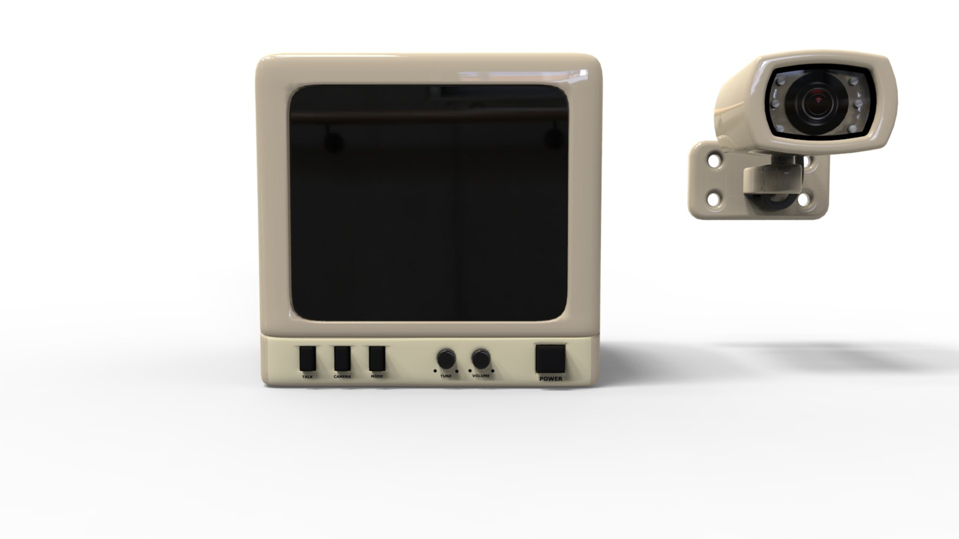 3D Model Camera Monitor - TurboSquid 1192681