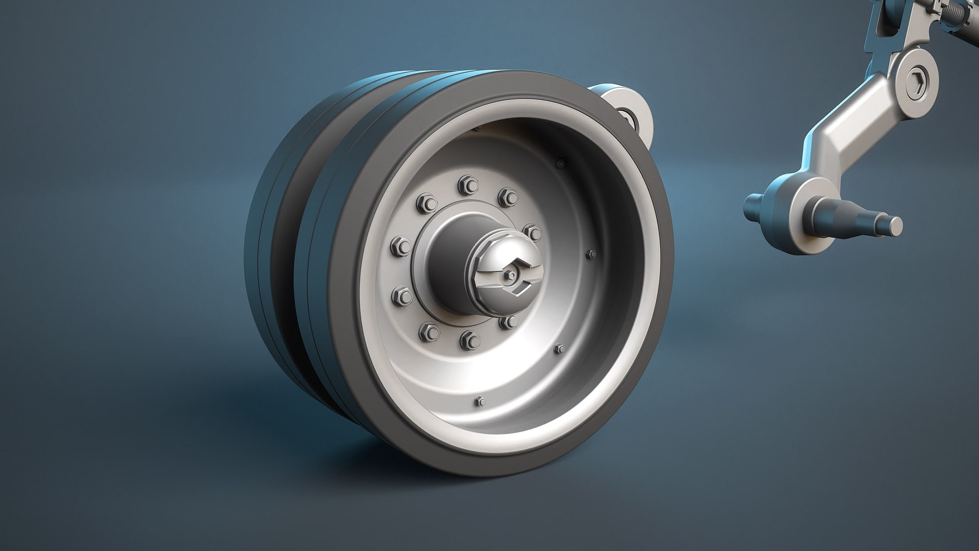 M1 Abrams Tank Wheels 3D Model - TurboSquid 2254295