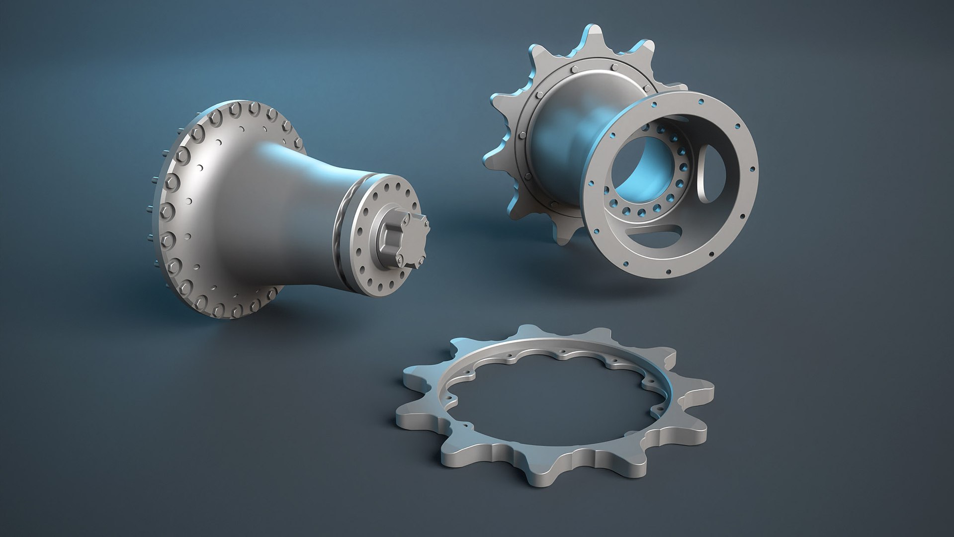 M1 Abrams Tank Wheels 3D Model - TurboSquid 2254295