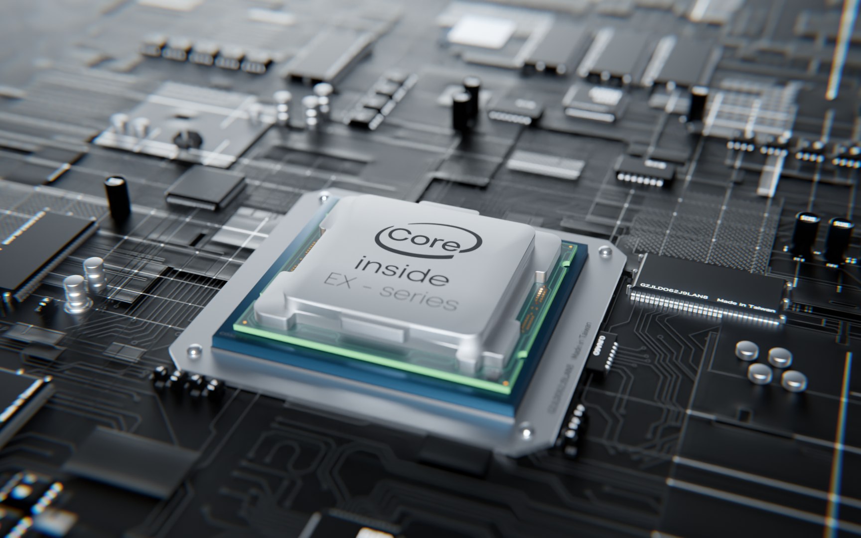 Motherboard With CPU Component Model - TurboSquid 2250355