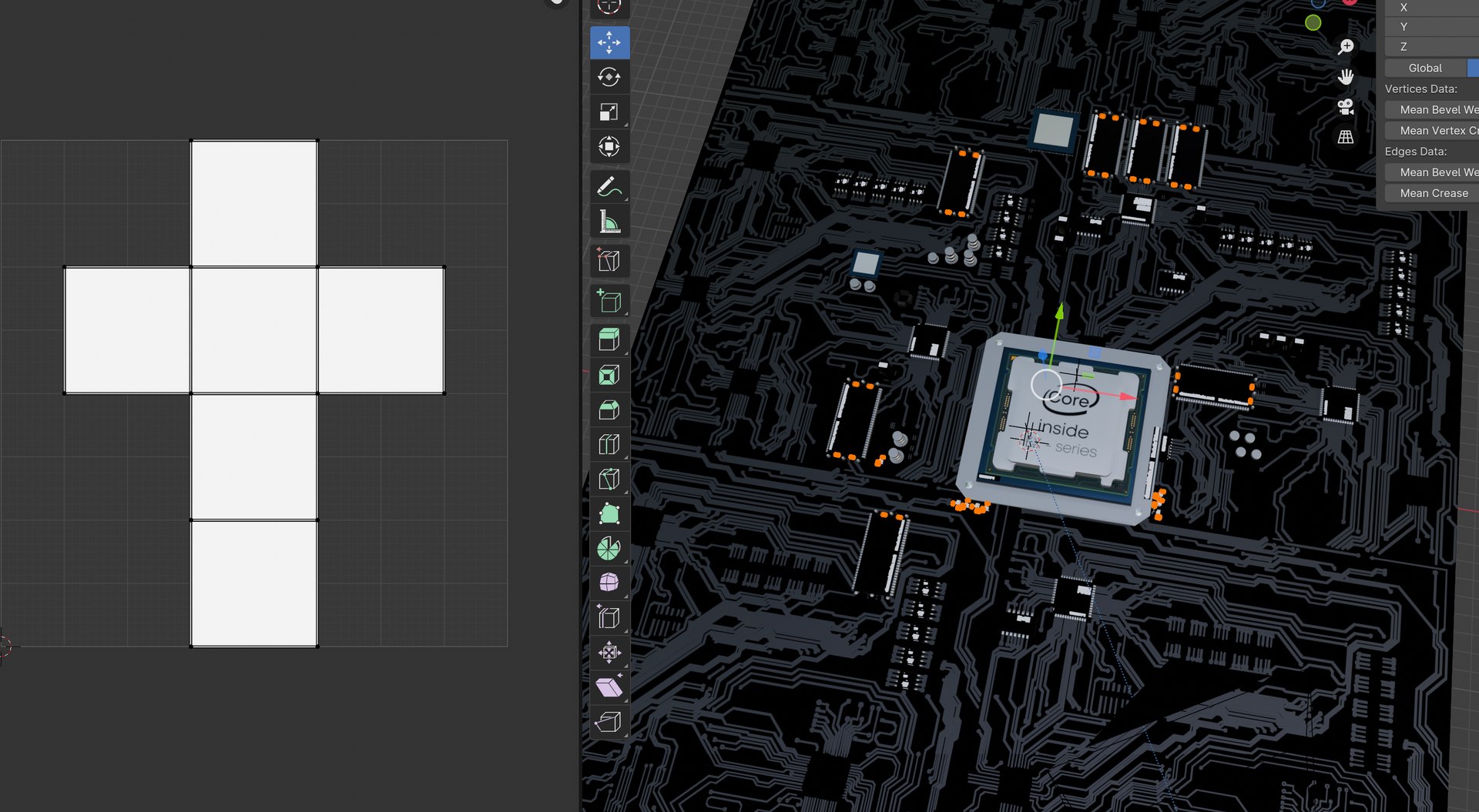 Motherboard With CPU Component Model - TurboSquid 2250355