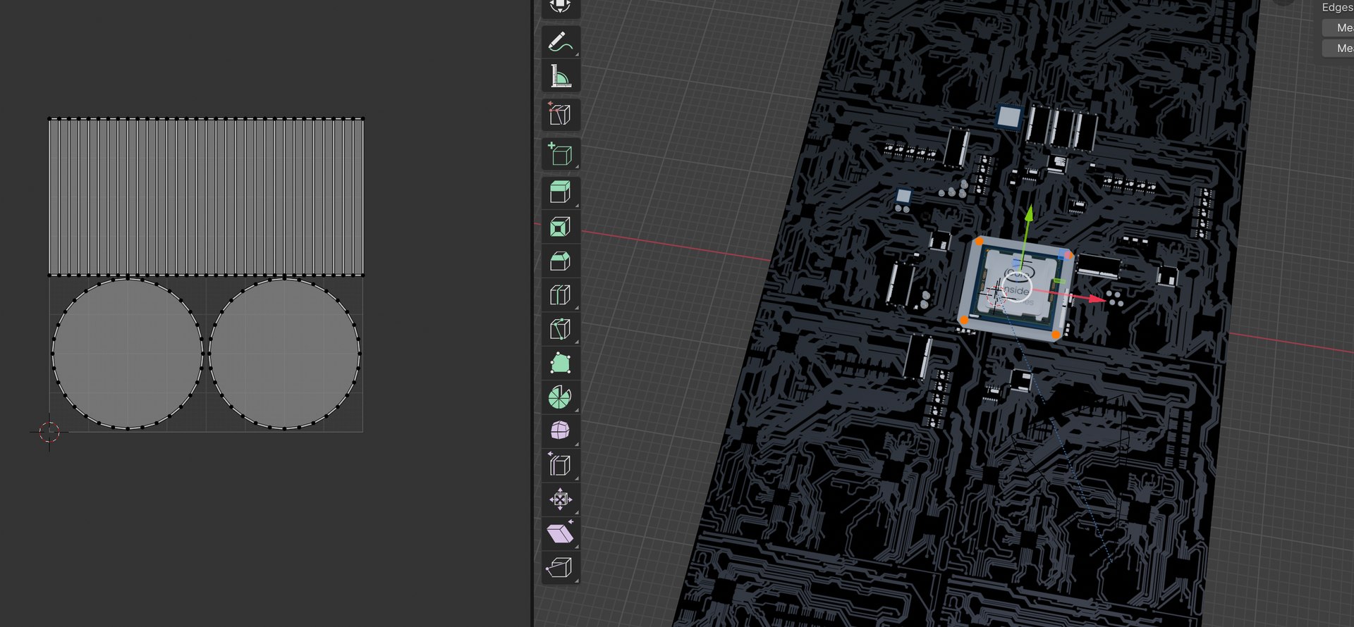 Motherboard With CPU Component Model - TurboSquid 2250355