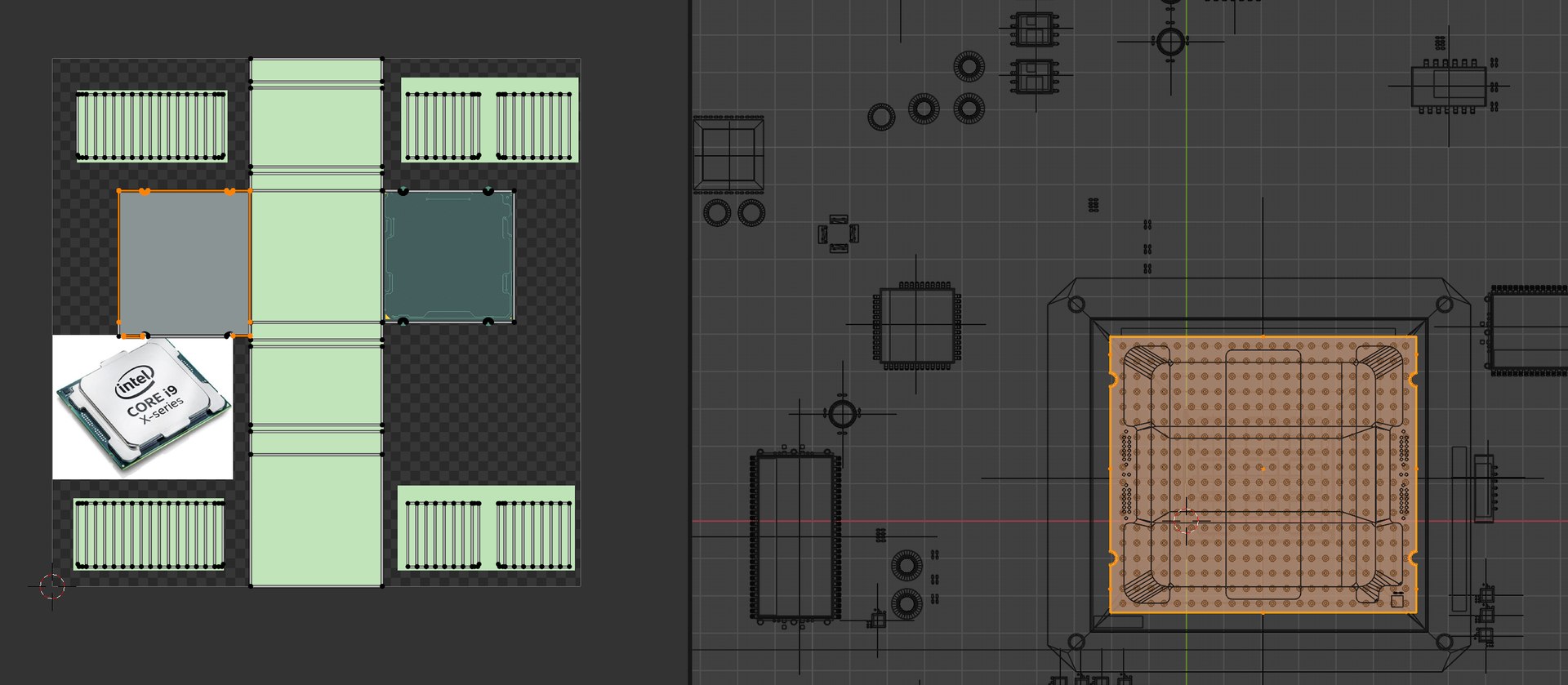 Motherboard With CPU Component Model - TurboSquid 2250355