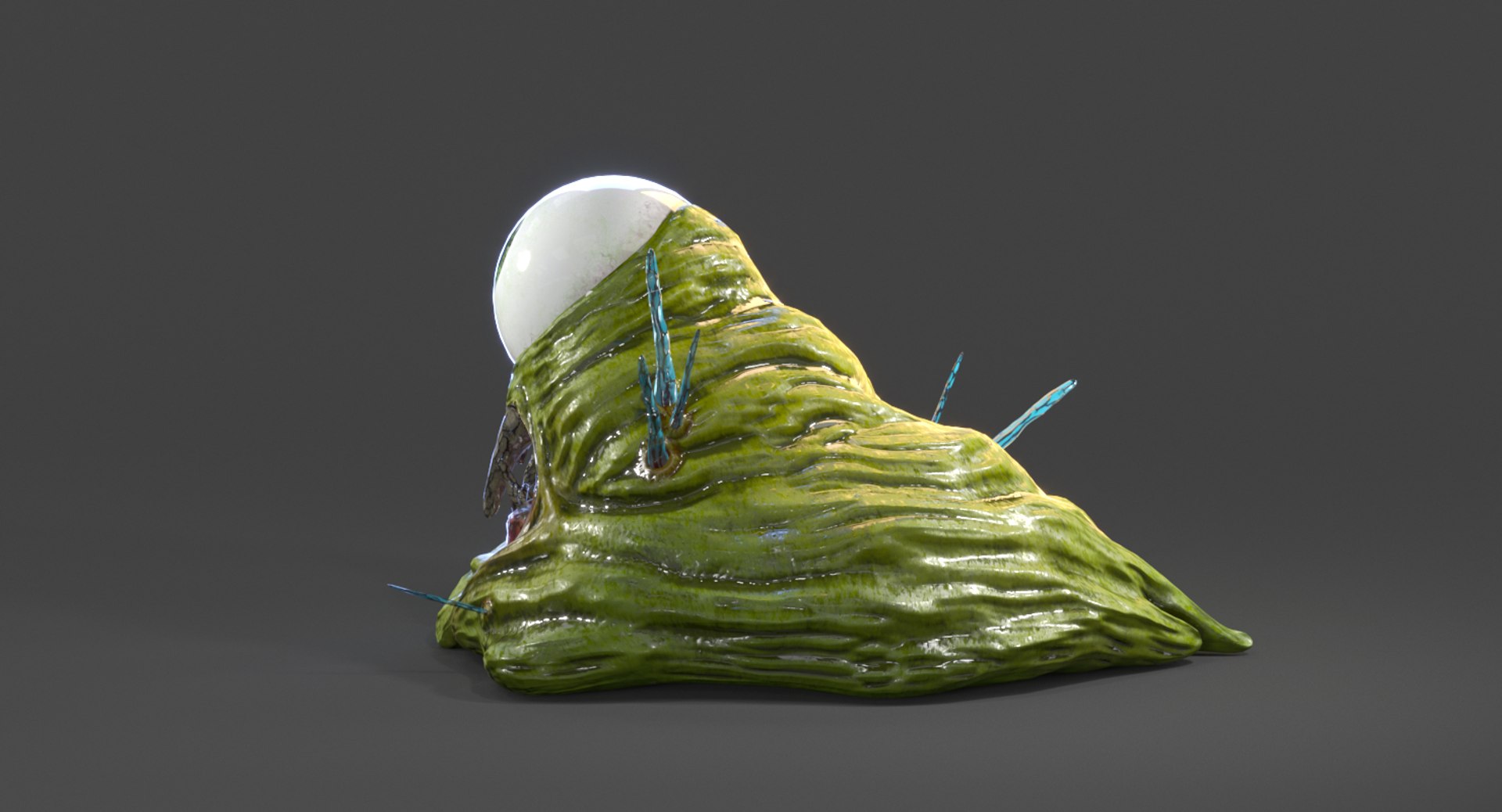 Slime Crystal Monster Model - TurboSquid 1280964