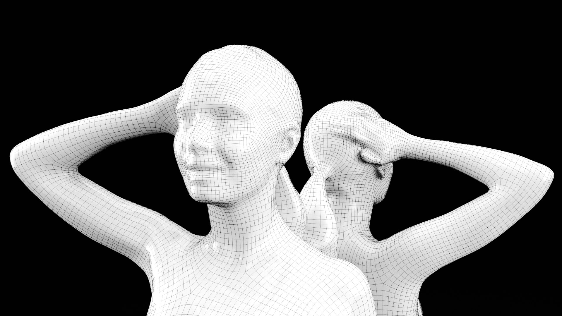 3D model scanned human young woman - TurboSquid 1453919