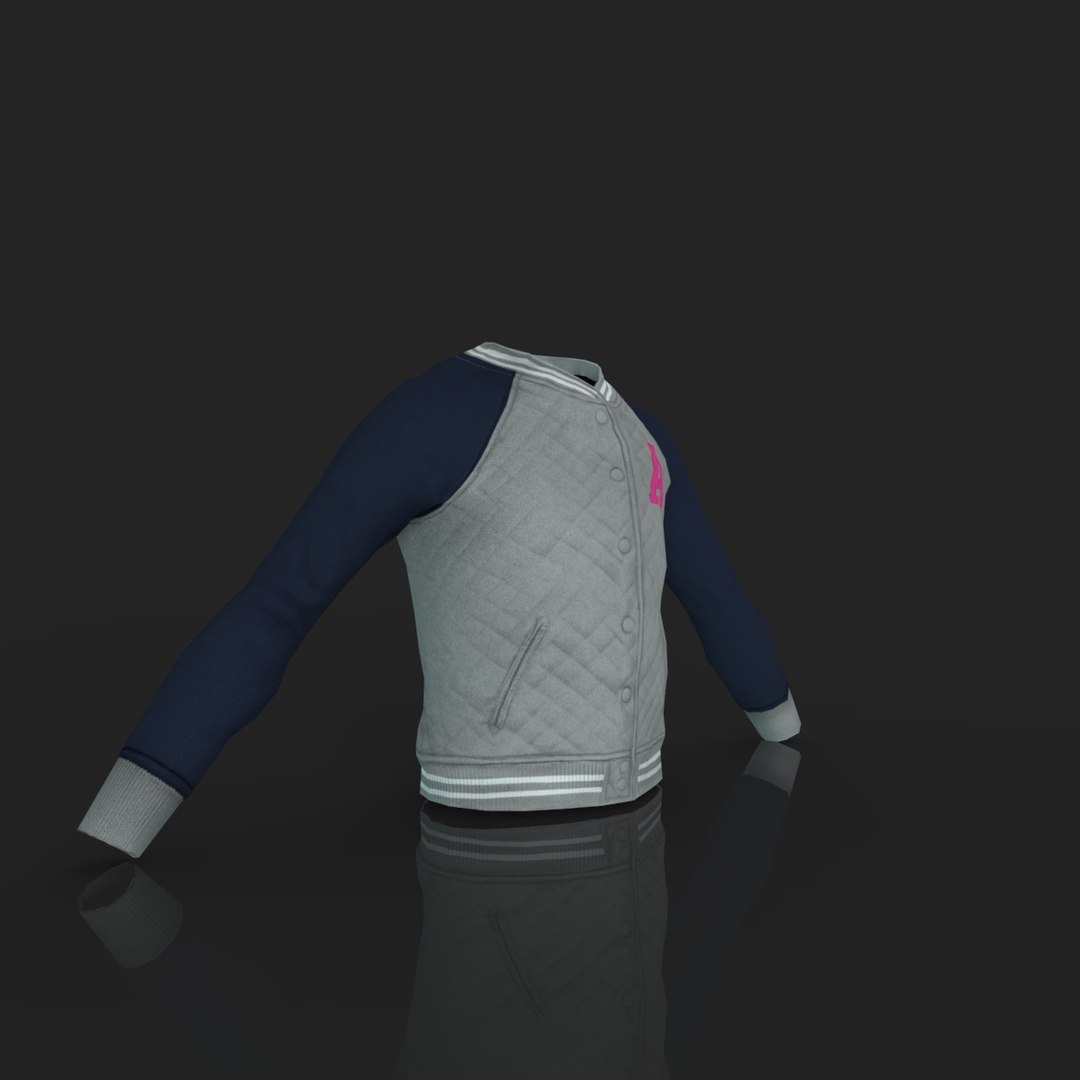 Baseball Jersey 3d Model