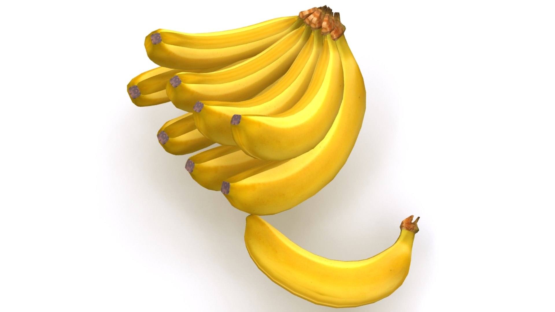 Banana 3D Model - TurboSquid 693339
