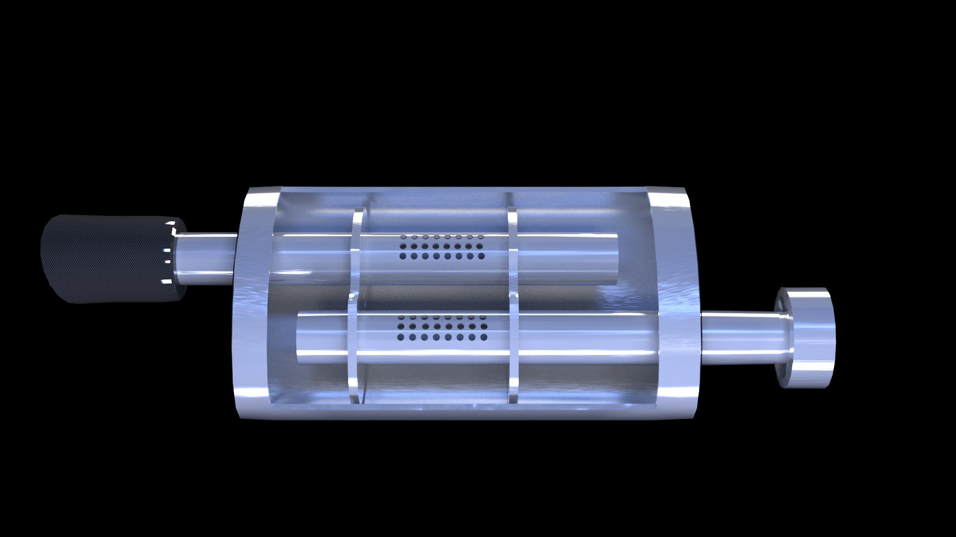 Muffler Cross-Section 3D Model - TurboSquid 1953018