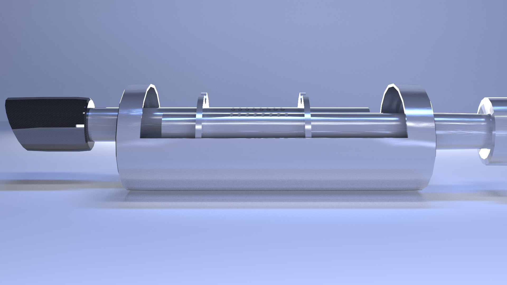 Muffler Cross-Section 3D Model - TurboSquid 1953018