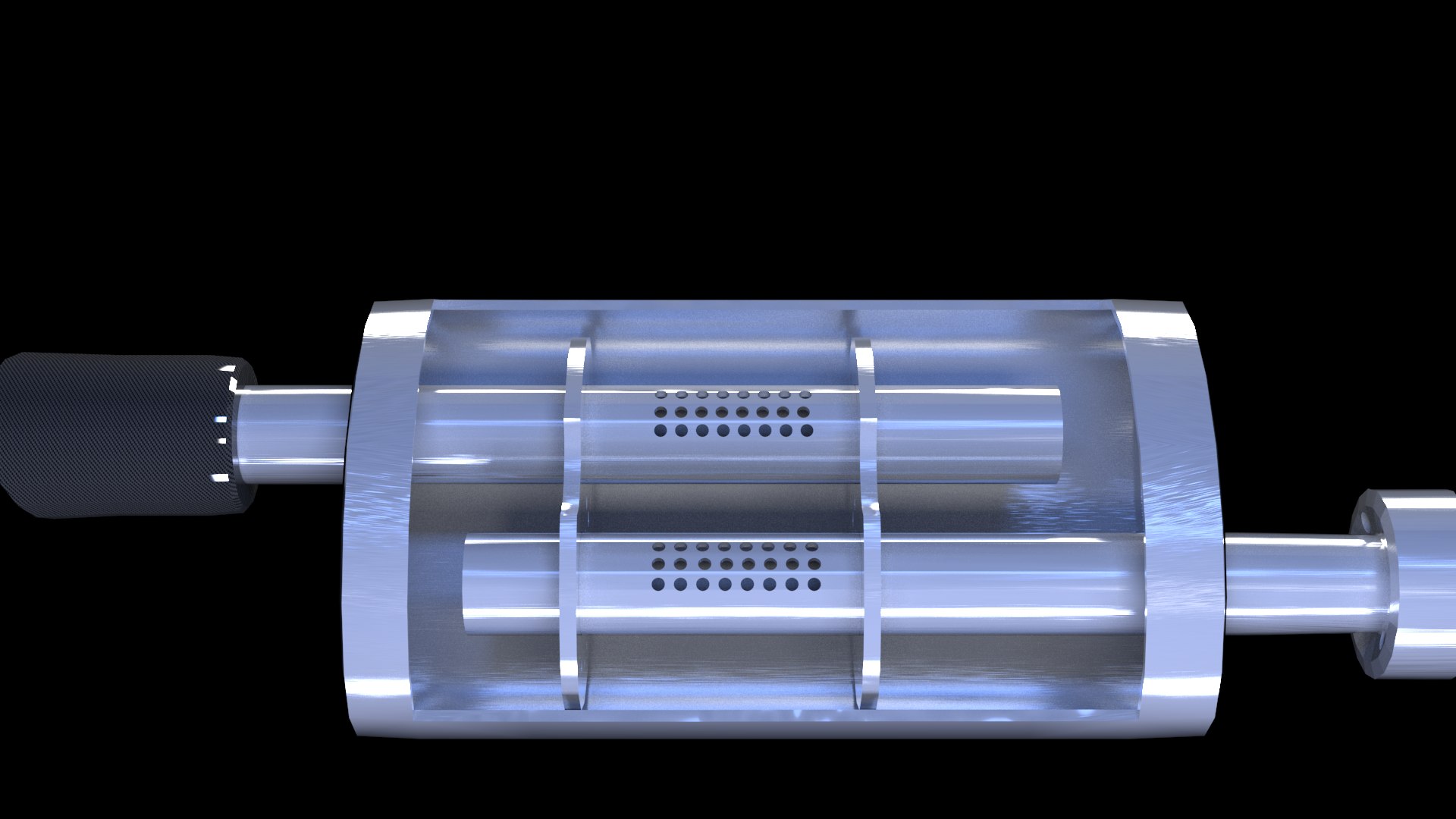 Muffler Cross-Section 3D Model - TurboSquid 1953018