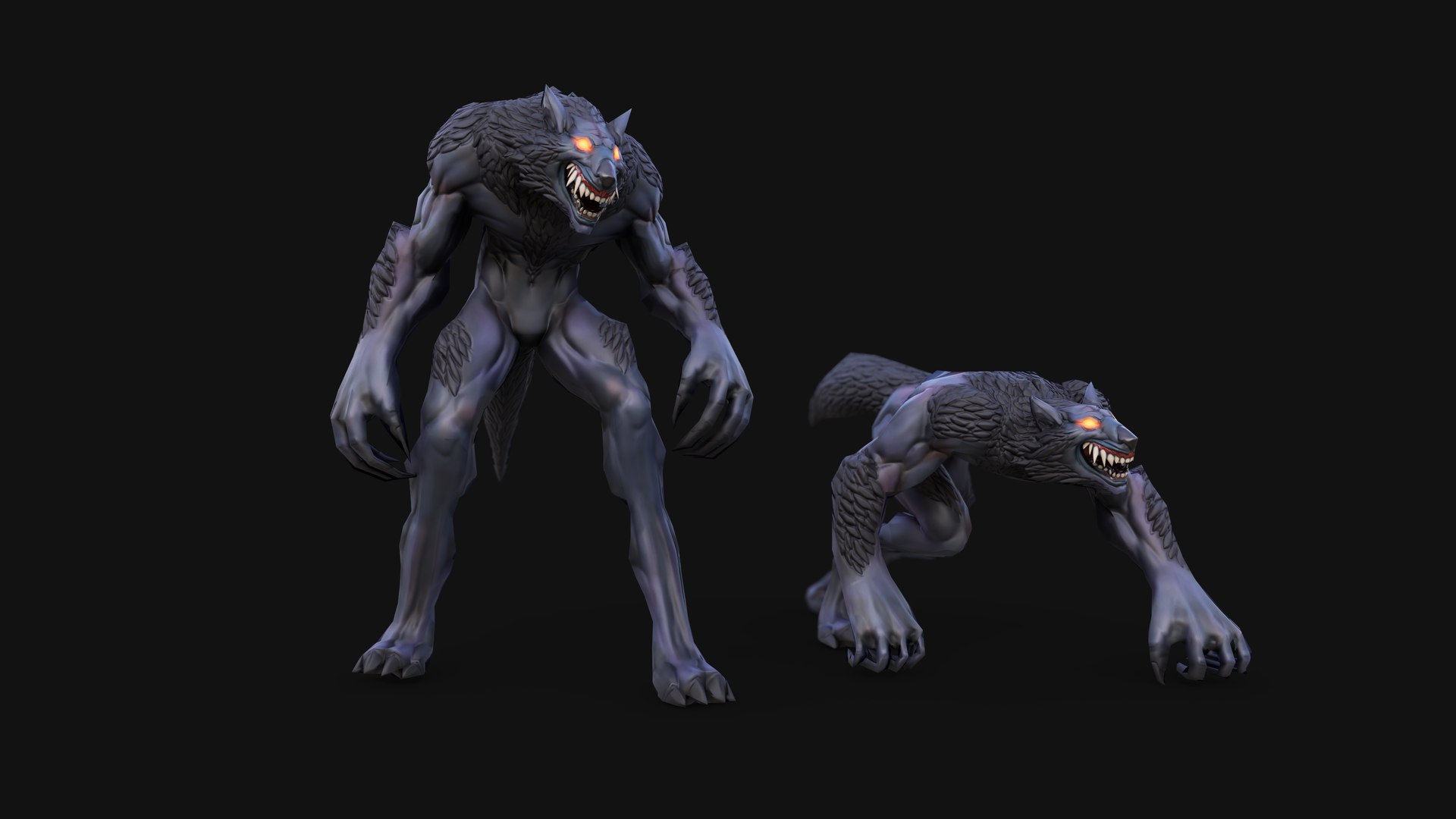 Stylized Werewolf 03 3D - TurboSquid 2074739