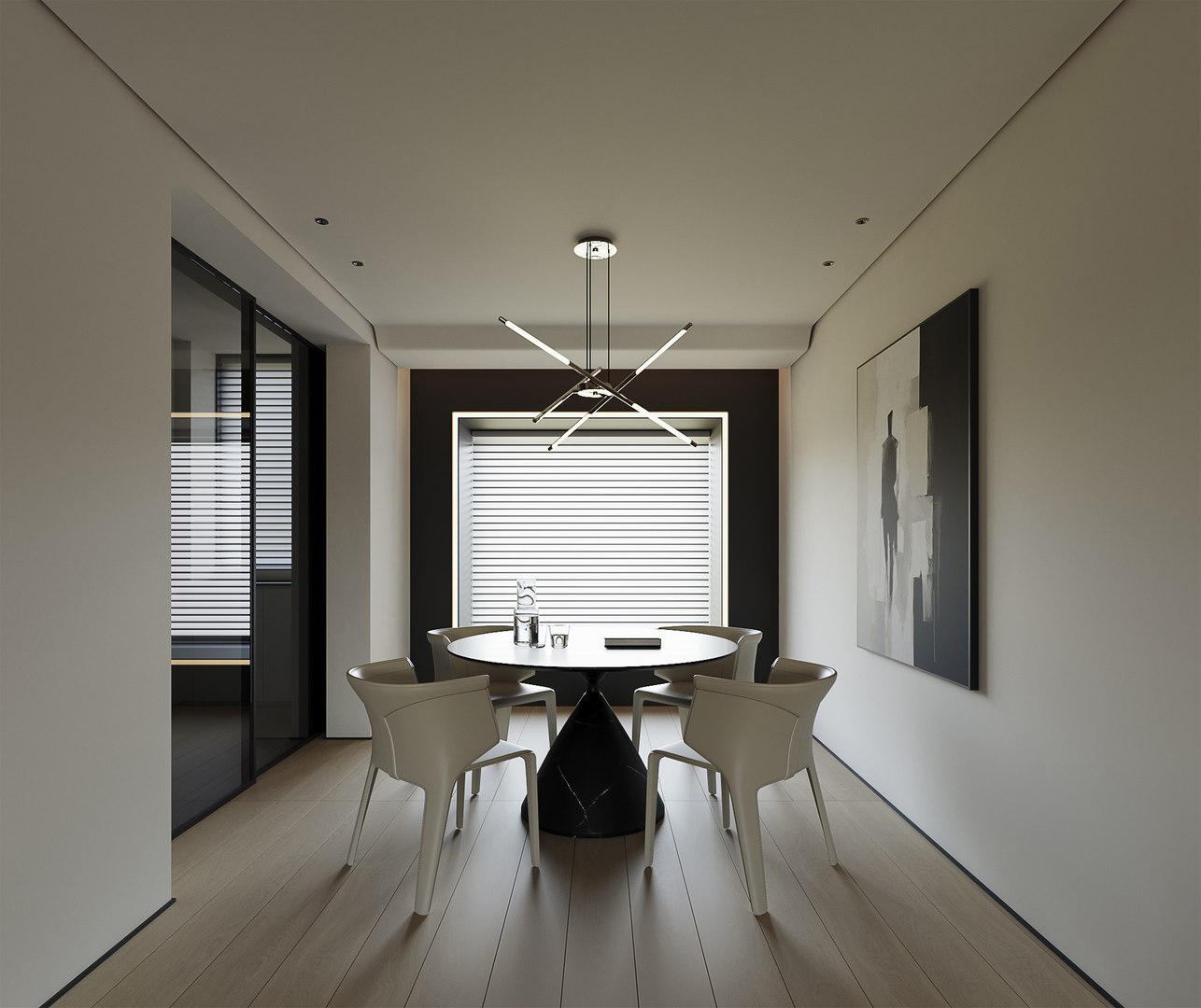 3D Modern Living Room Dining Room - TurboSquid 2400967