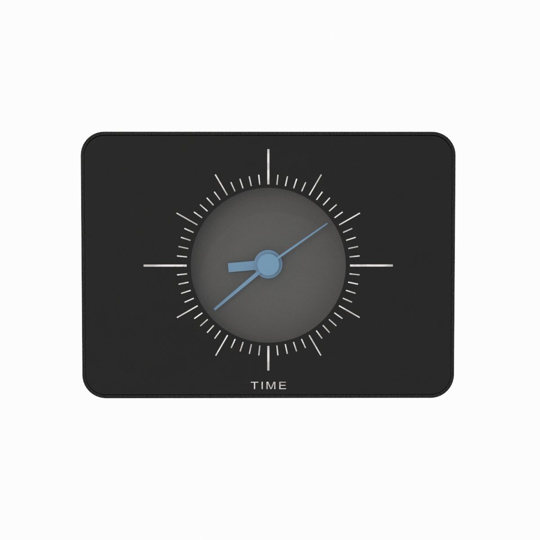 Desk Clock 3d Model